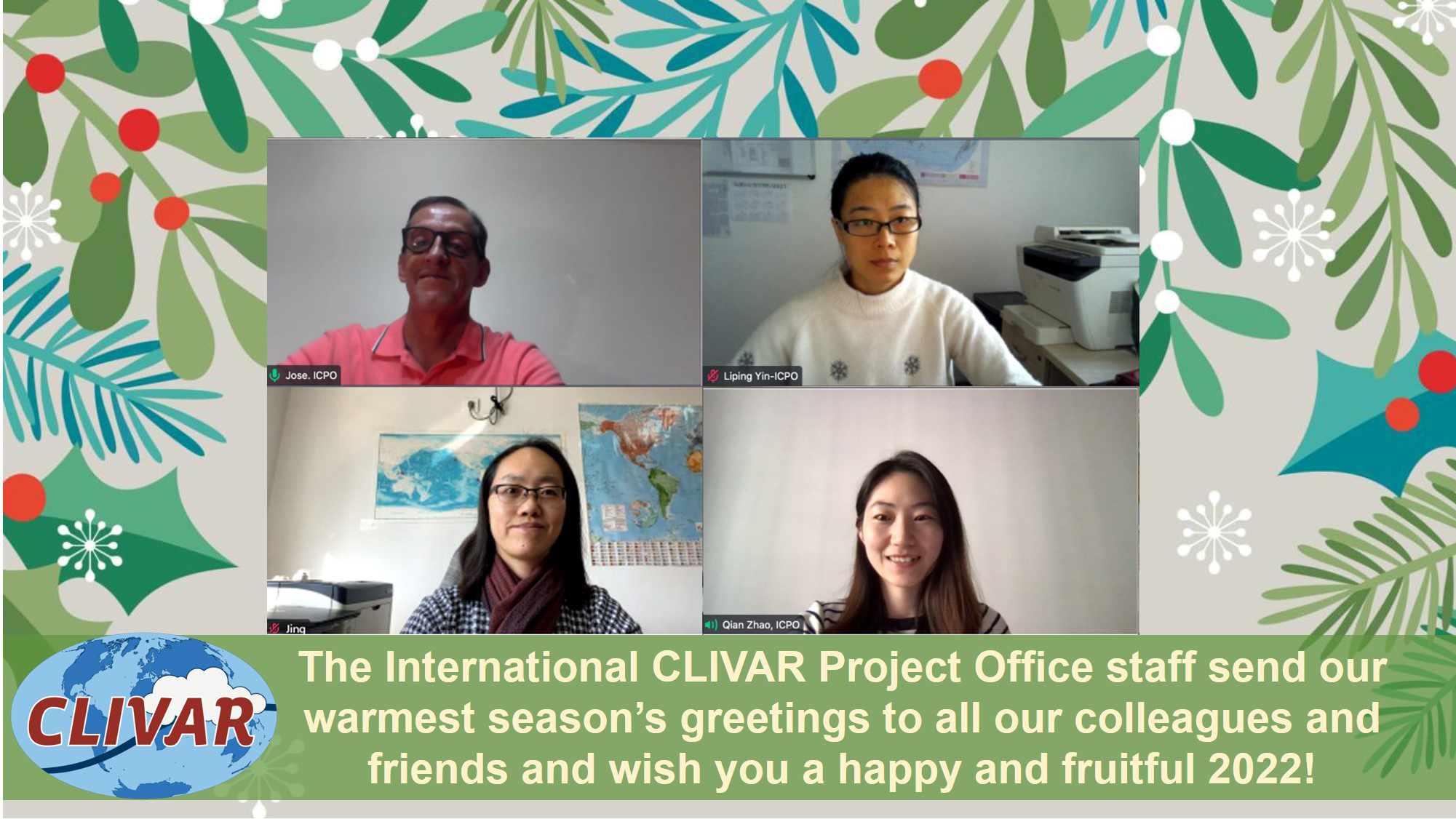We Wish You A Merry Christmas and A Happy New Year! | www.clivar.org